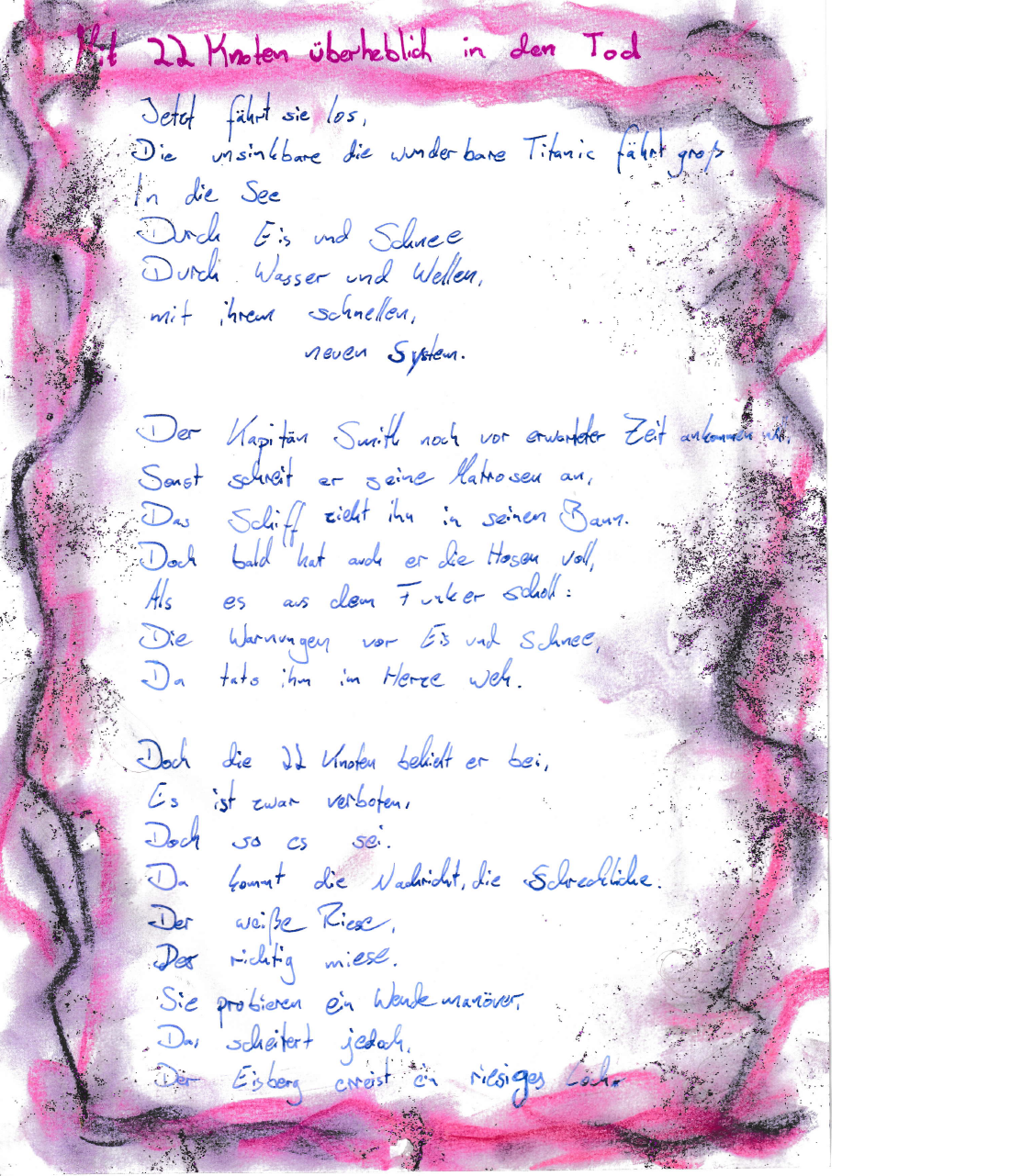 Die Ballade von der Titanic - Albert-Schweitzer-Gesamtschule